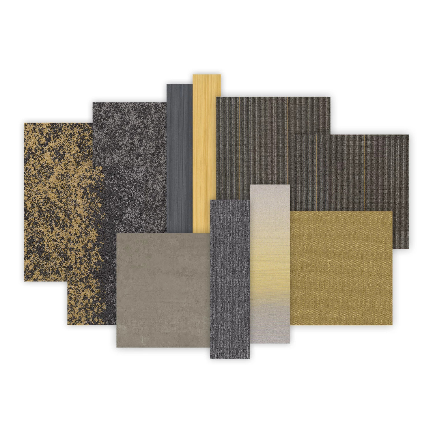 Board | Diffuse Color + Disperse Color Warm Gold | ShawContract